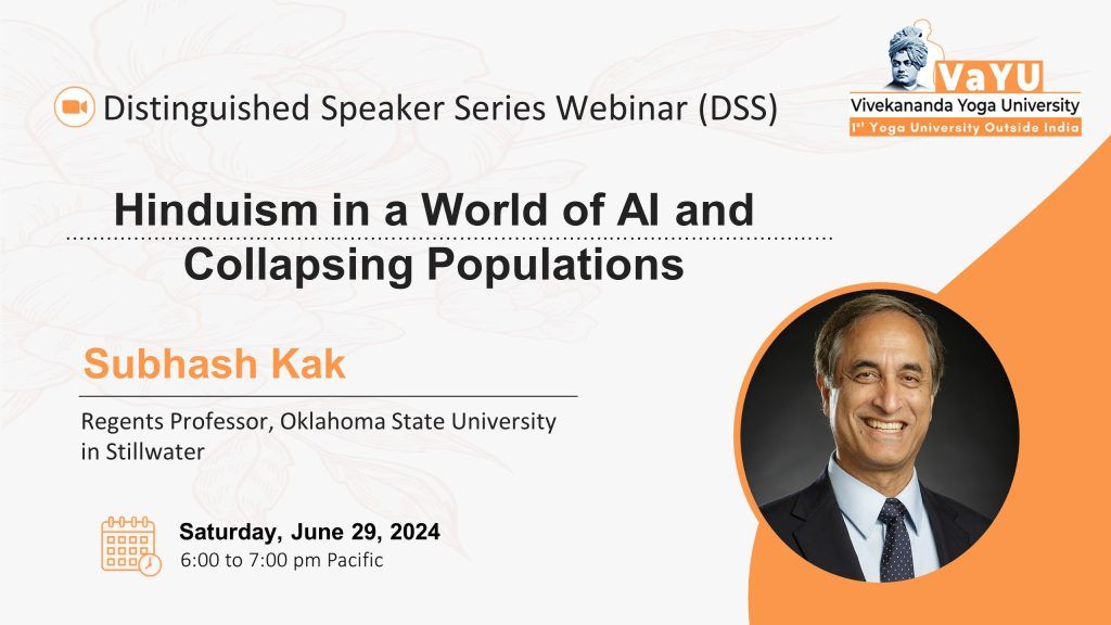 Hinduism in a World of AI and Collapsing Populations - Distinguished ...